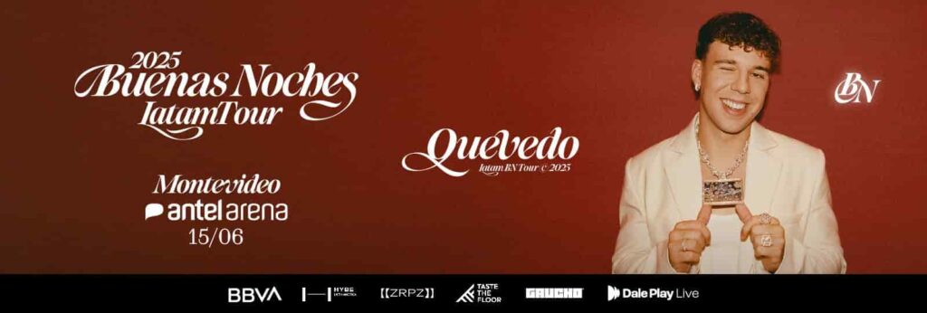 Quevedo en Montevideo 2025 – Ferias